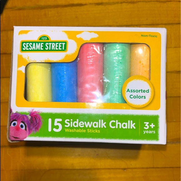 Sesame Street | Toys | Sesame Street Sidewalk Chalk Nib New | Poshmark